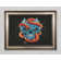 Bright Star Snake Wrapped Around A Skull - Single Picture Frame Print ...