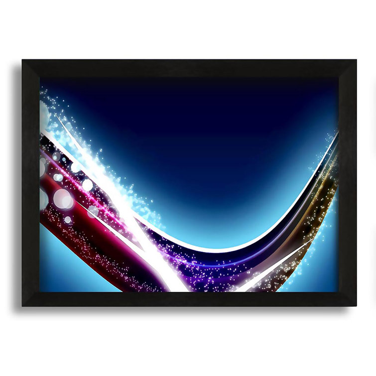 Ivy Bronx Lightning Bolt - Graphic Art on Canvas | Wayfair.co.uk