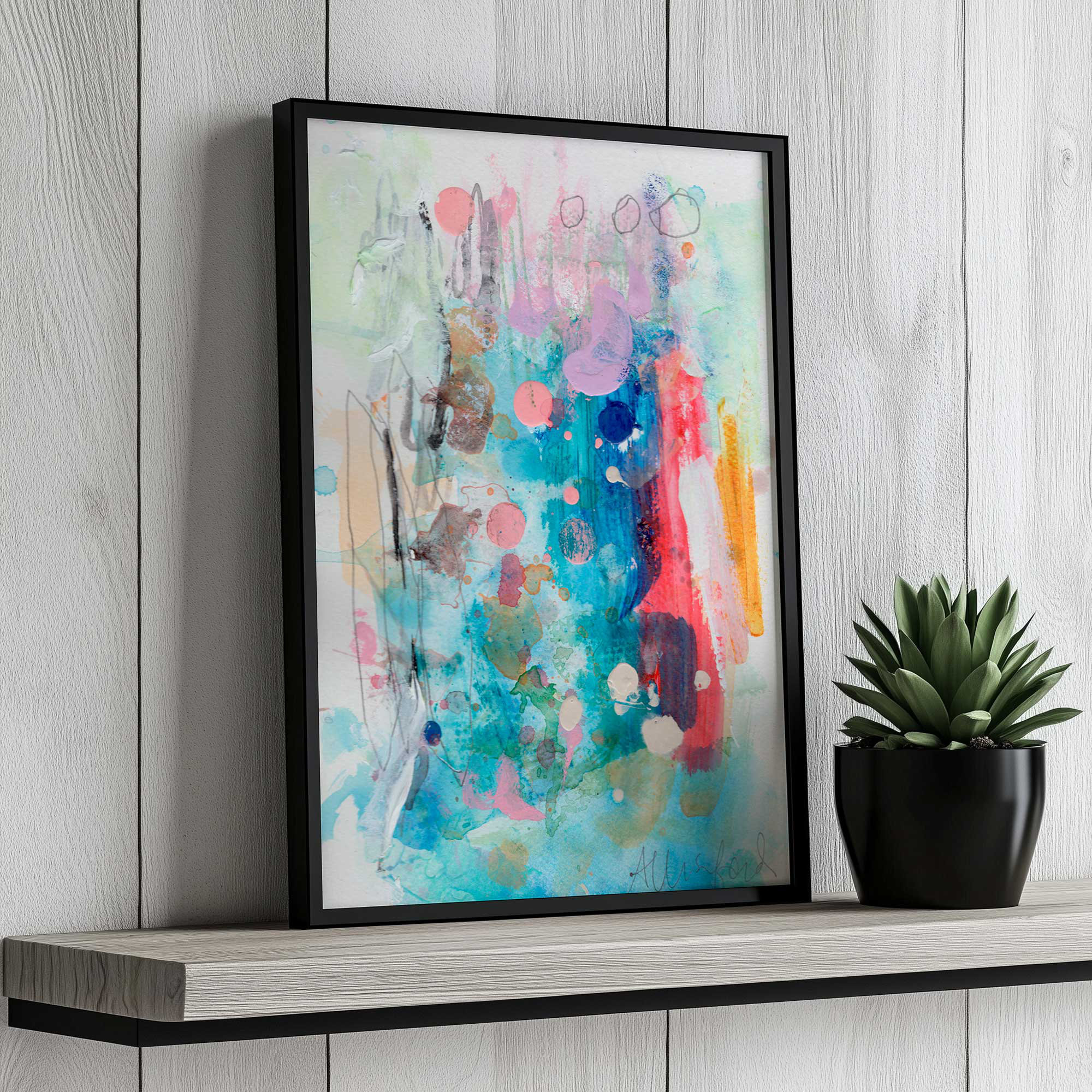 Dakota Fields Glory Abstracts III by Allison Ford Art Print | Wayfair