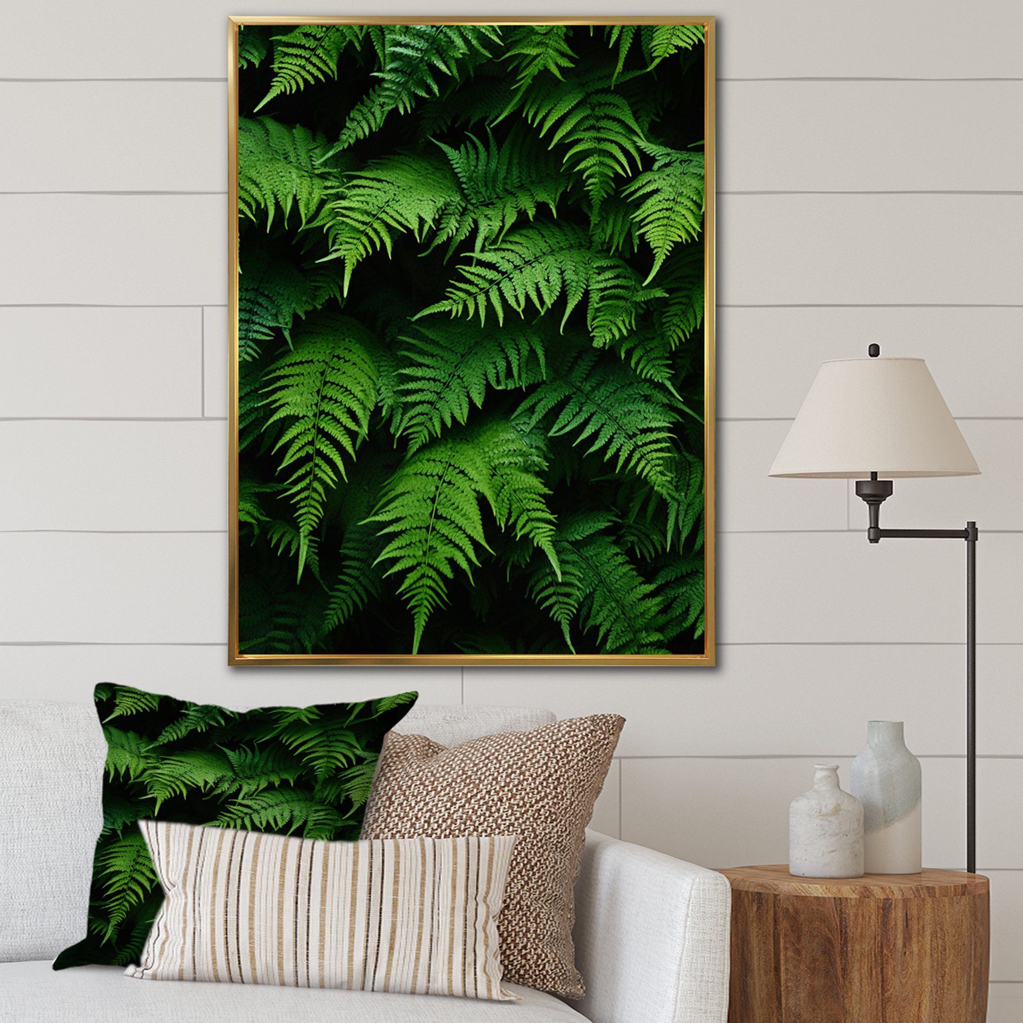 Bay Isle Home™ Ferns Plant Verdant Abundance I - Floral & Botanical ...