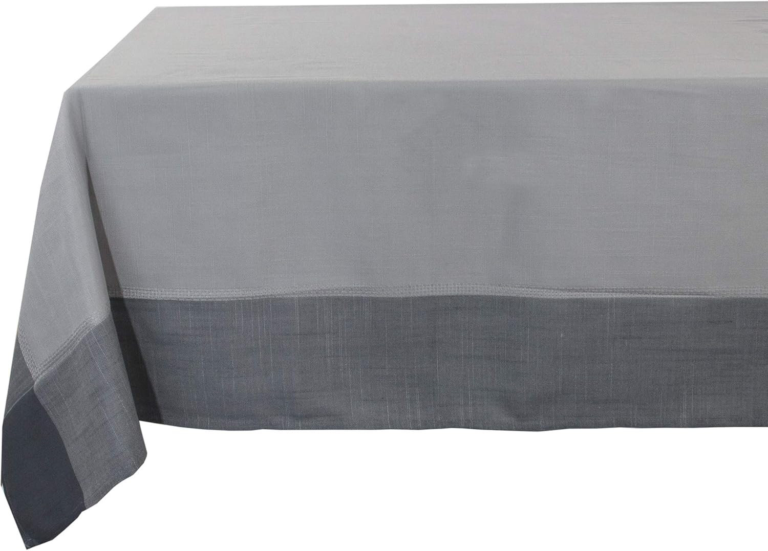 Gracie Oaks Contemporary Solid Color Border Tablecloth | Wayfair