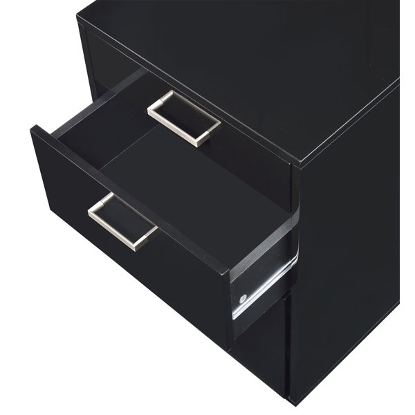 Wade Logan® Beonka 3 - Drawer Rectangular Vertical Filing Cabinet with ...