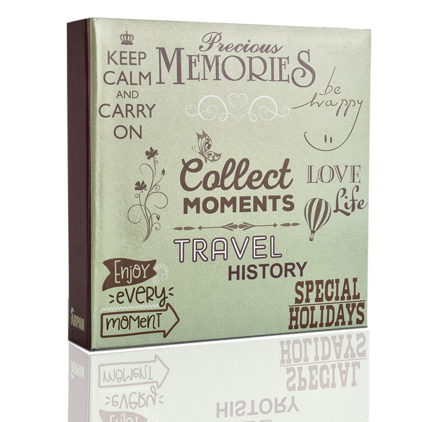 Maturi Slogan Memories Design Photo Album | Wayfair.co.uk