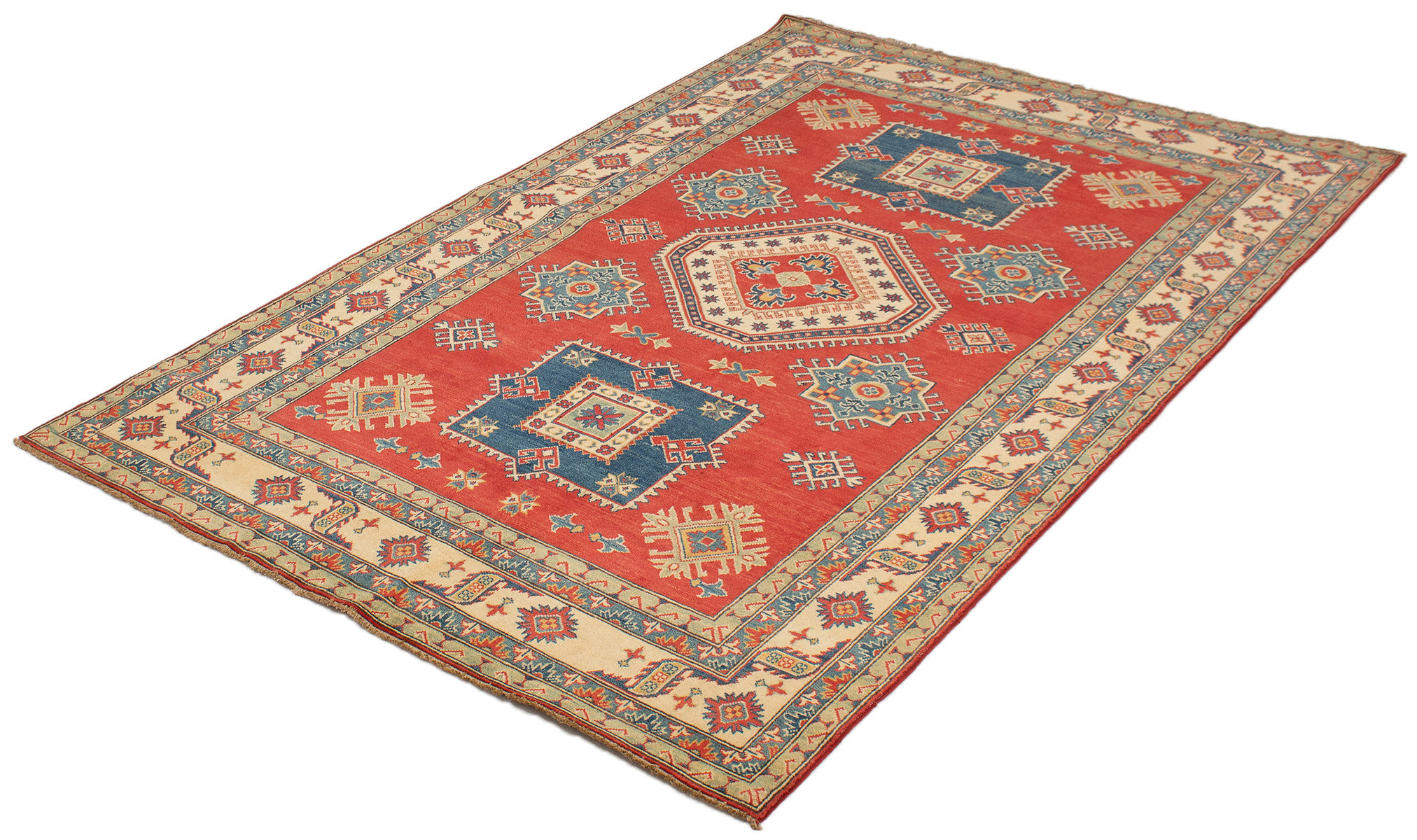 World Menagerie One-of-a-Kind Haygaran Hand-Knotted 2010s Uzbek Gazni ...