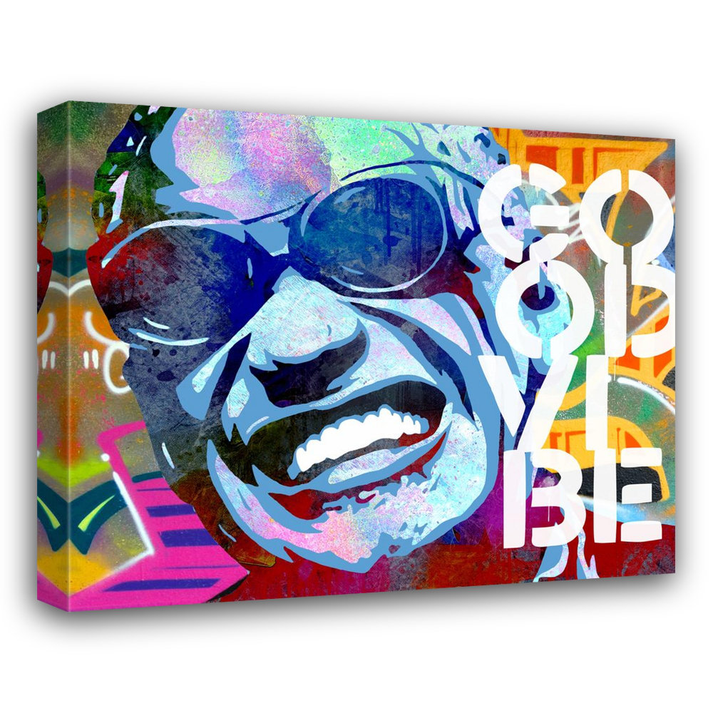 Trinx Duluth Ray Good Vibe On Canvas by Steven Chambers Print | Wayfair