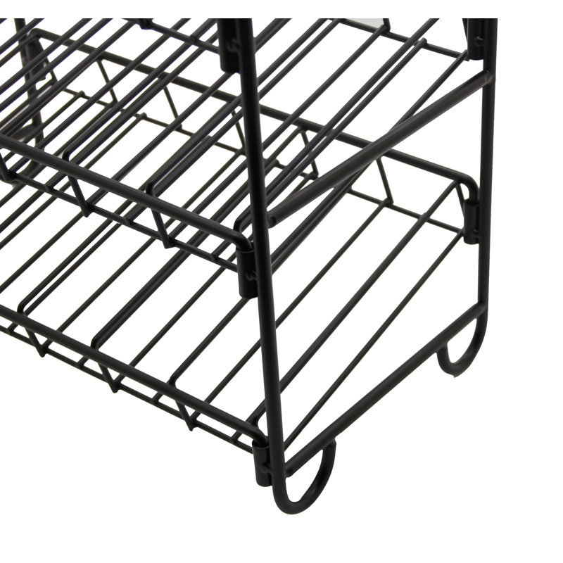 FixtureDisplays 3-Tier Countertop Wire Rack Cup, Coffee Pods, Bottle ...