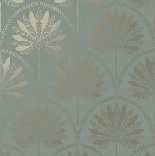 Bay Isle Home Alstrom 10m x 53cm Metallic Wallpaper Roll | Wayfair.co.uk