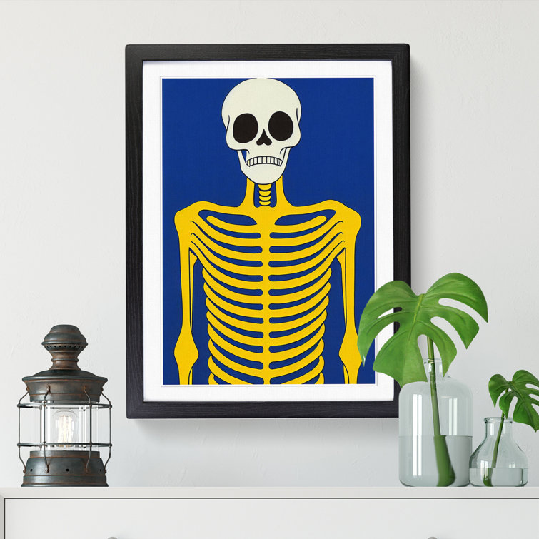 Happy Larry Skeleton Pop Art - Print | Wayfair.co.uk