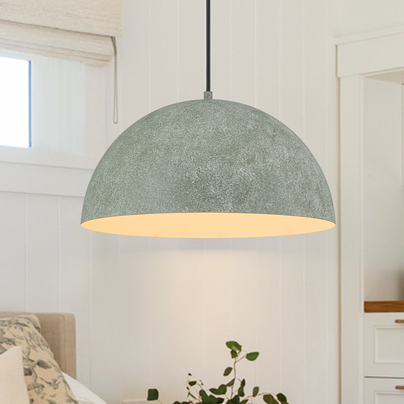 Mercer41 1-Light Dome Kitchen Island Pendant Light | Wayfair