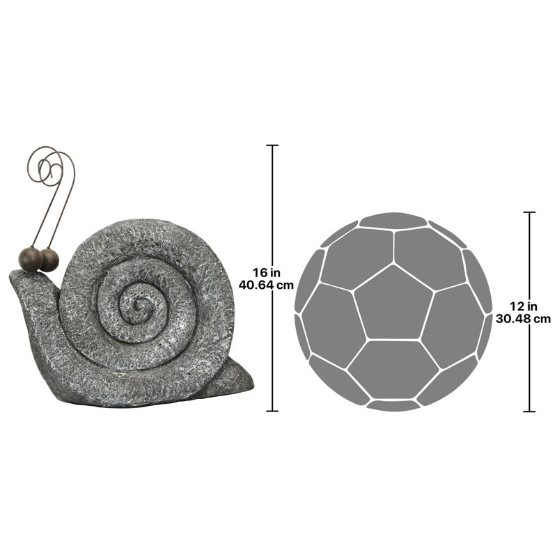 Design Toscano Snails Pace Garden Gastropod Statue "& Reviews" | Wayfair