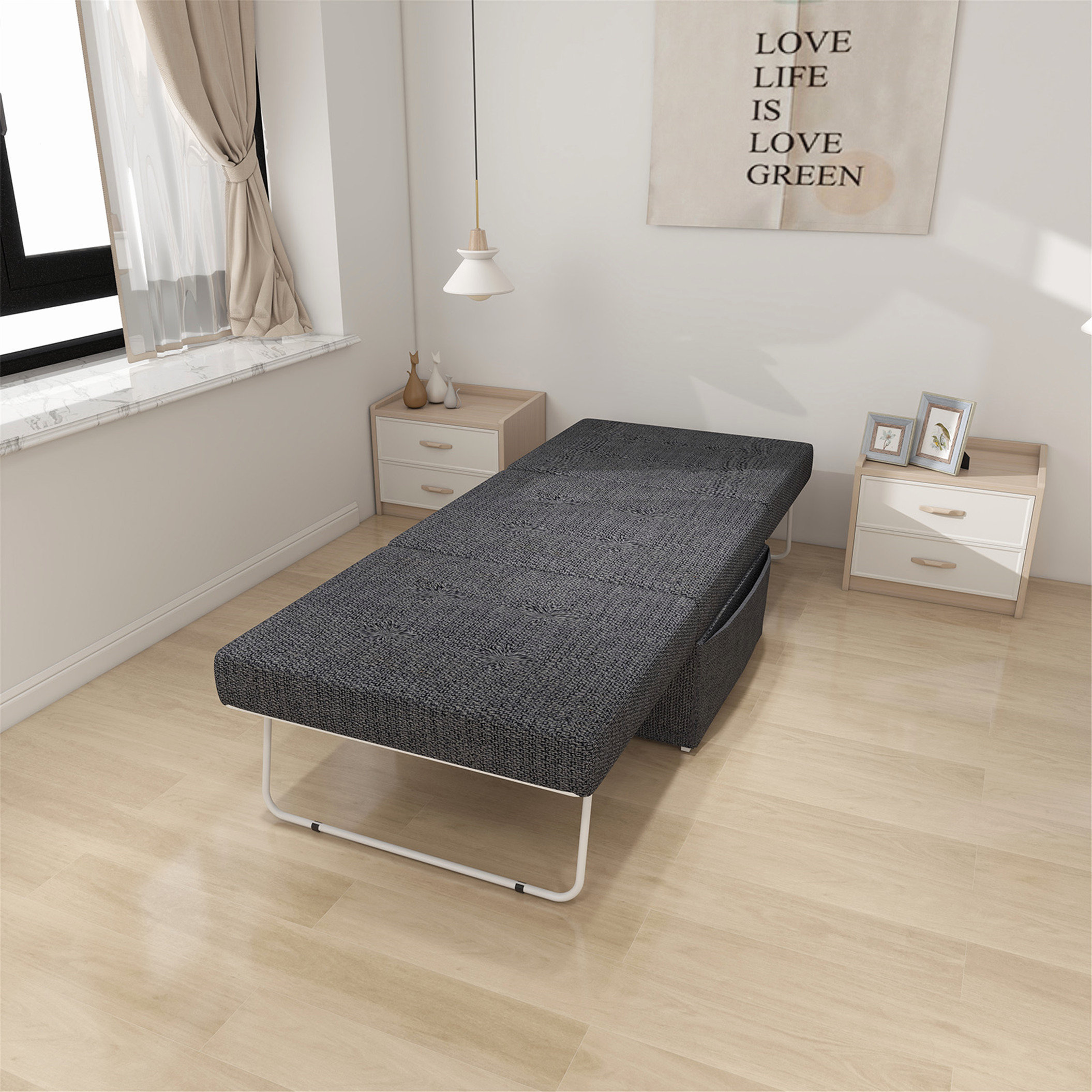 Ebern Designs Luxury Sleeper Sofa Bed with Soft Cushion - Ultimate ...