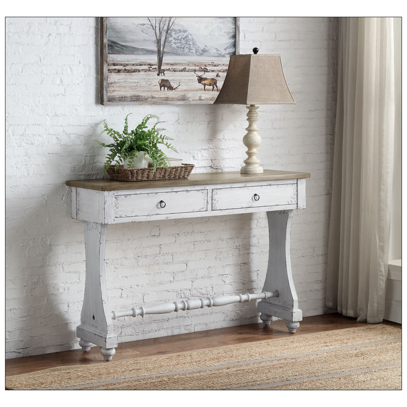 One Allium Way® Zarine 48" Solid Wood Console Table | Wayfair