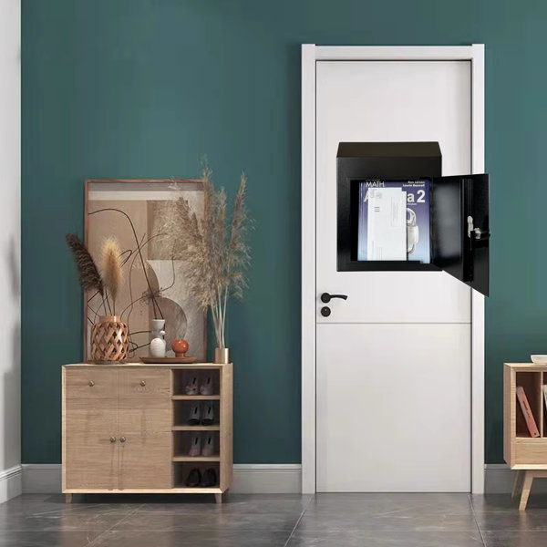 Plugsharge Rainproof Heavy Duty Locking Mailbox Door Drop Box With ...