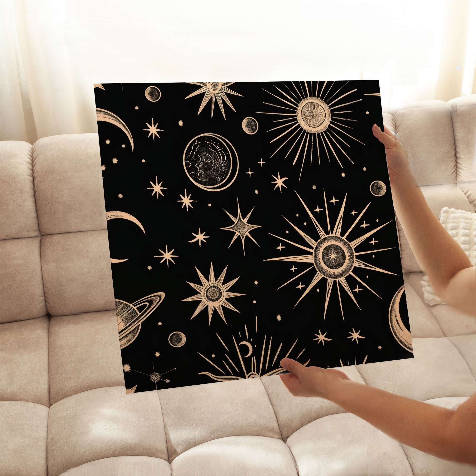 Winston Porter Astronomy and Space Celestial Moon & Stars II Bohemian ...