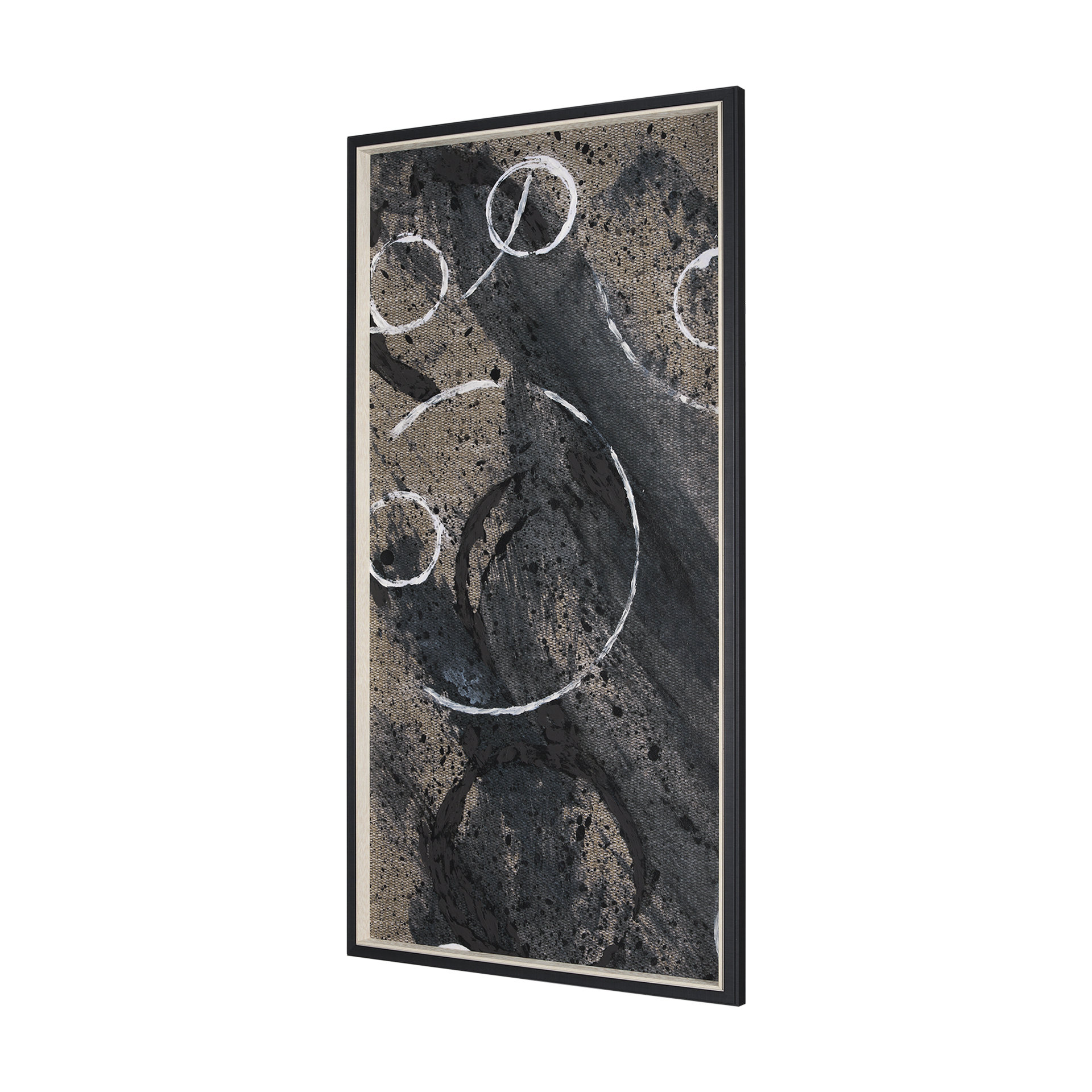 Wrought Studio™ Serkel I a Hand Embelished Textured Framed Art Print ...