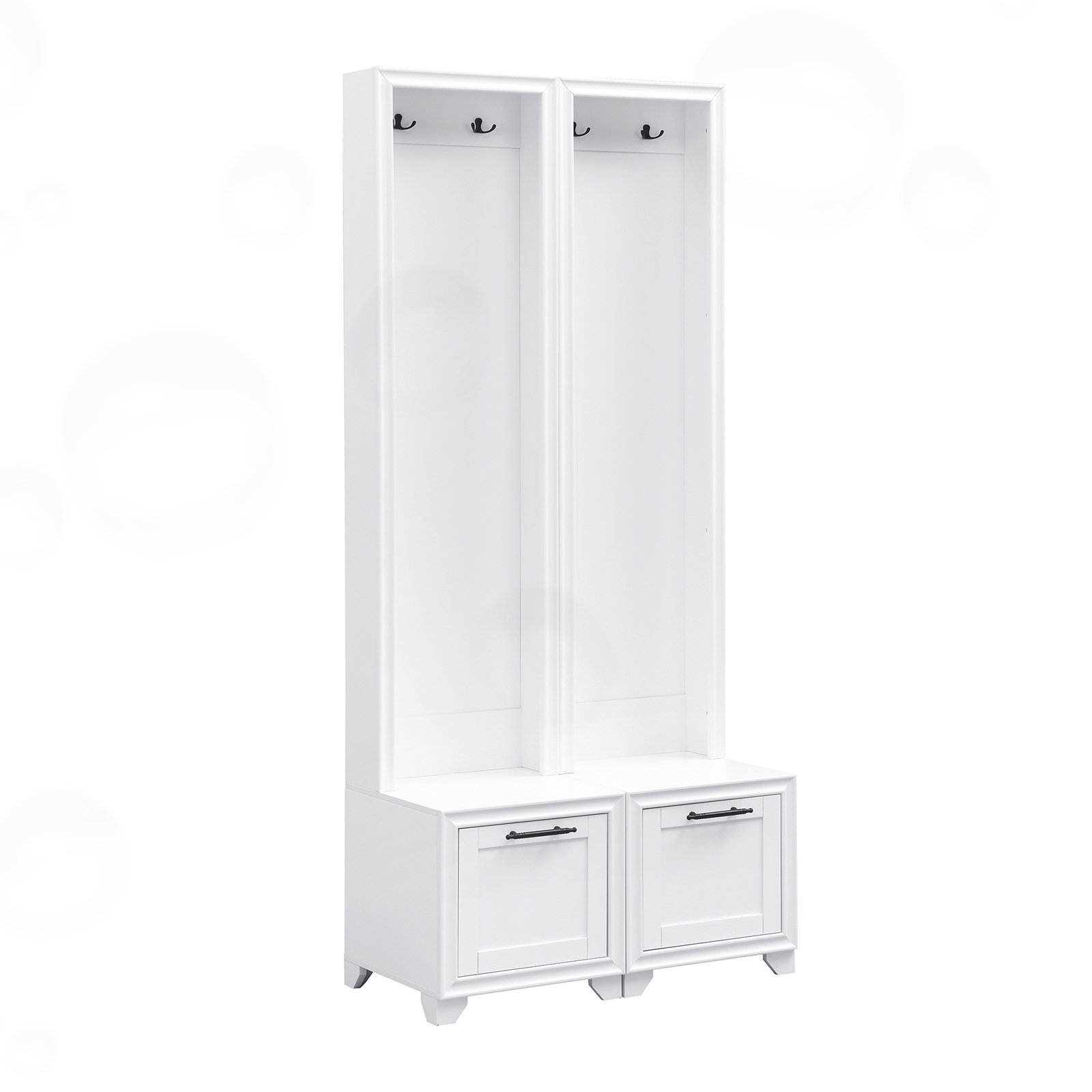 Winston Porter 3-in-1 Gavina Set of 2 with Storage Drawers + Entryway ...