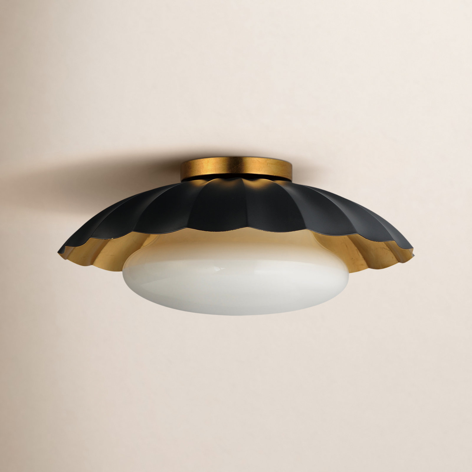 Birch Lane™ Granduca Glass Flush Mount & Reviews | Wayfair