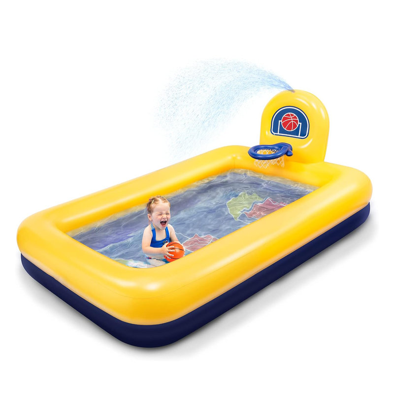 Kovity Inflatable Kids Pool, Summer Water Party Inflatable Pool for ...