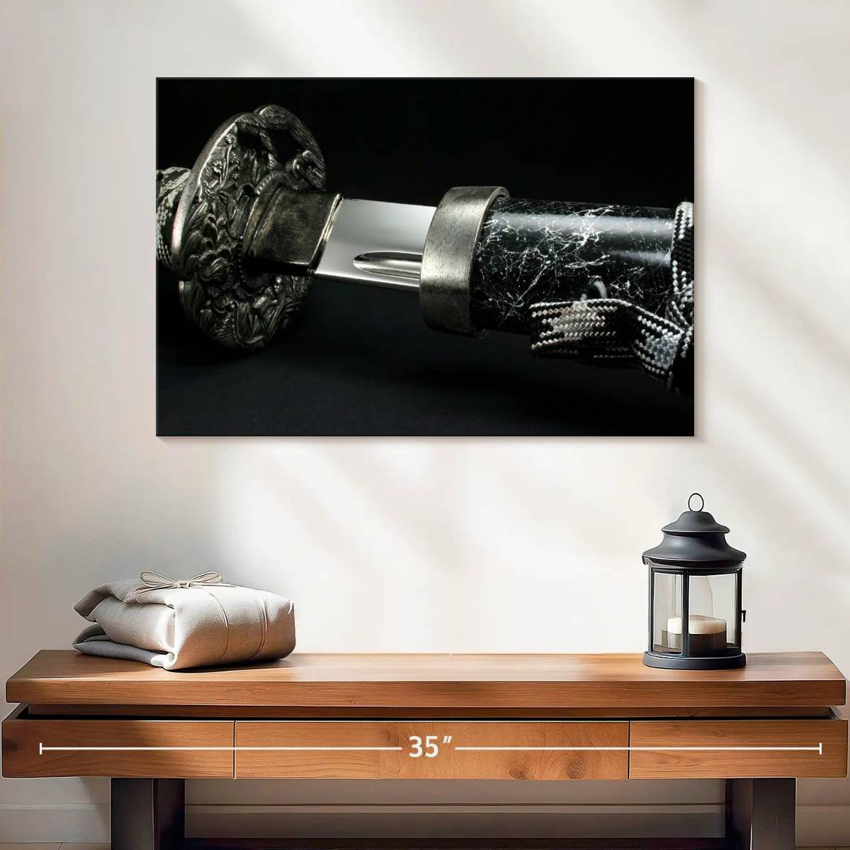 17 Stories Mait Marble Katana Sword | Wayfair