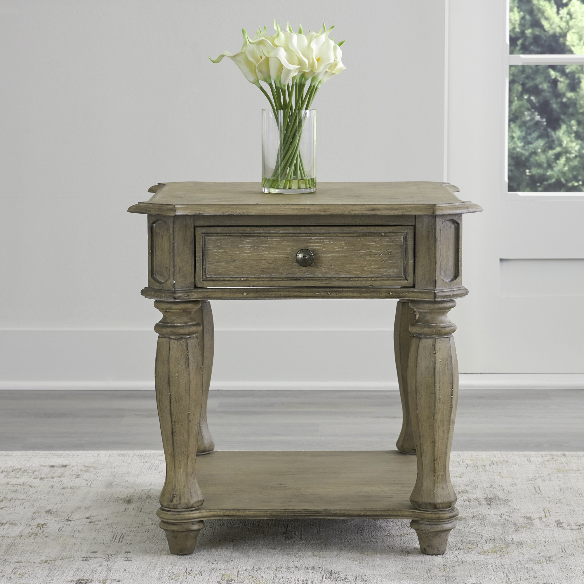 Liberty Furniture Magnolia Manor End Table with Storage | Wayfair