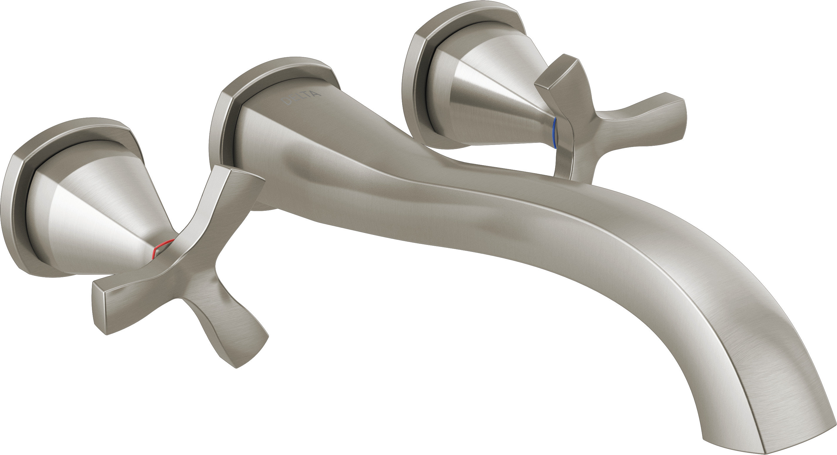 Delta Stryke Double Handle Wall Mounted Tub Spout Trim & Reviews | Wayfair