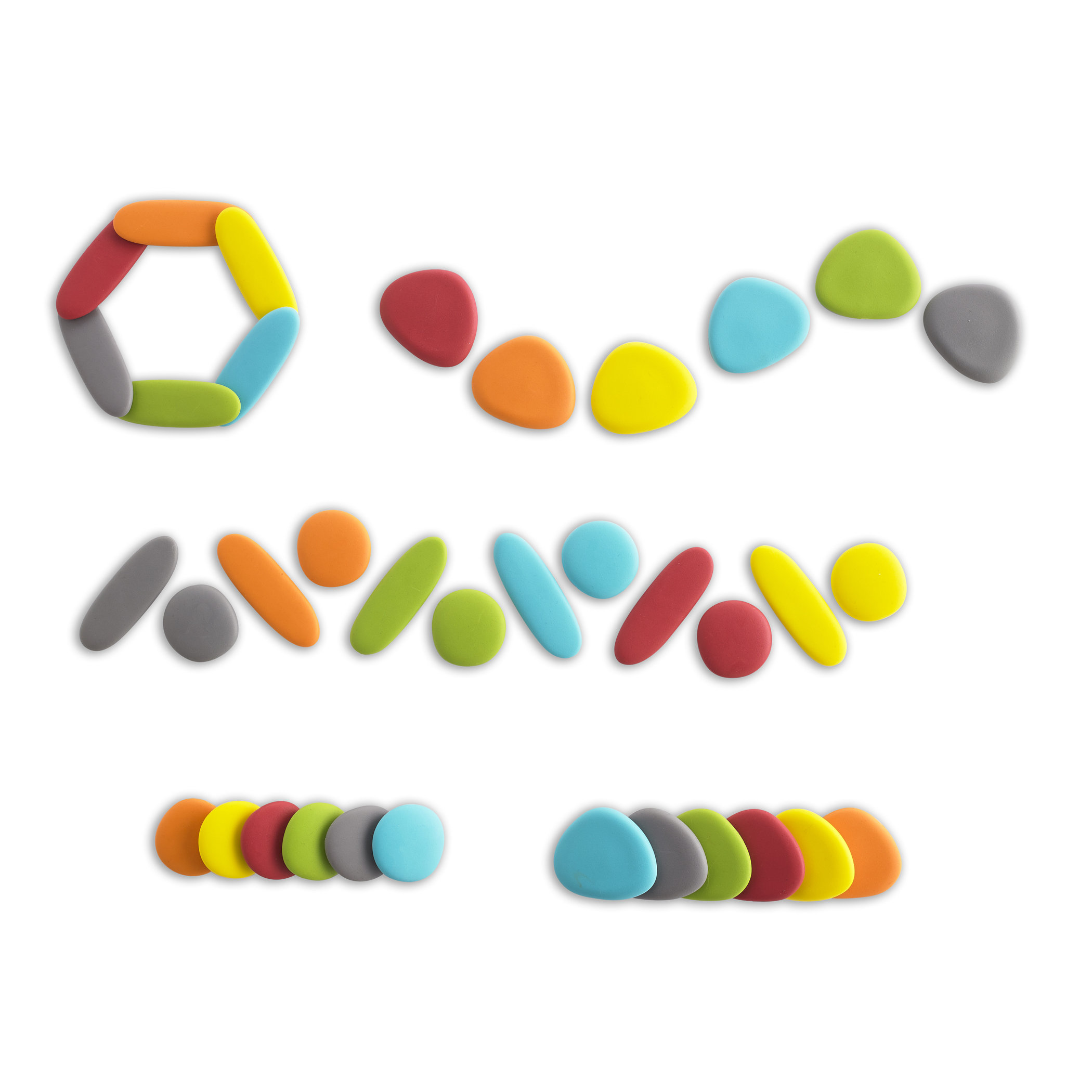 Edx Education Junior Rainbow Pebbles Mini Jar | Wayfair