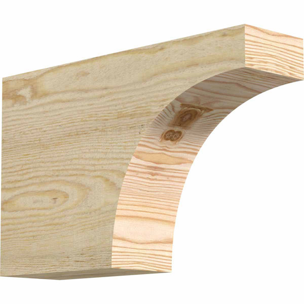 PCI Enterprises 4"W x 10"H x 16"L Huntington Rough Sawn Rafter Tail ...