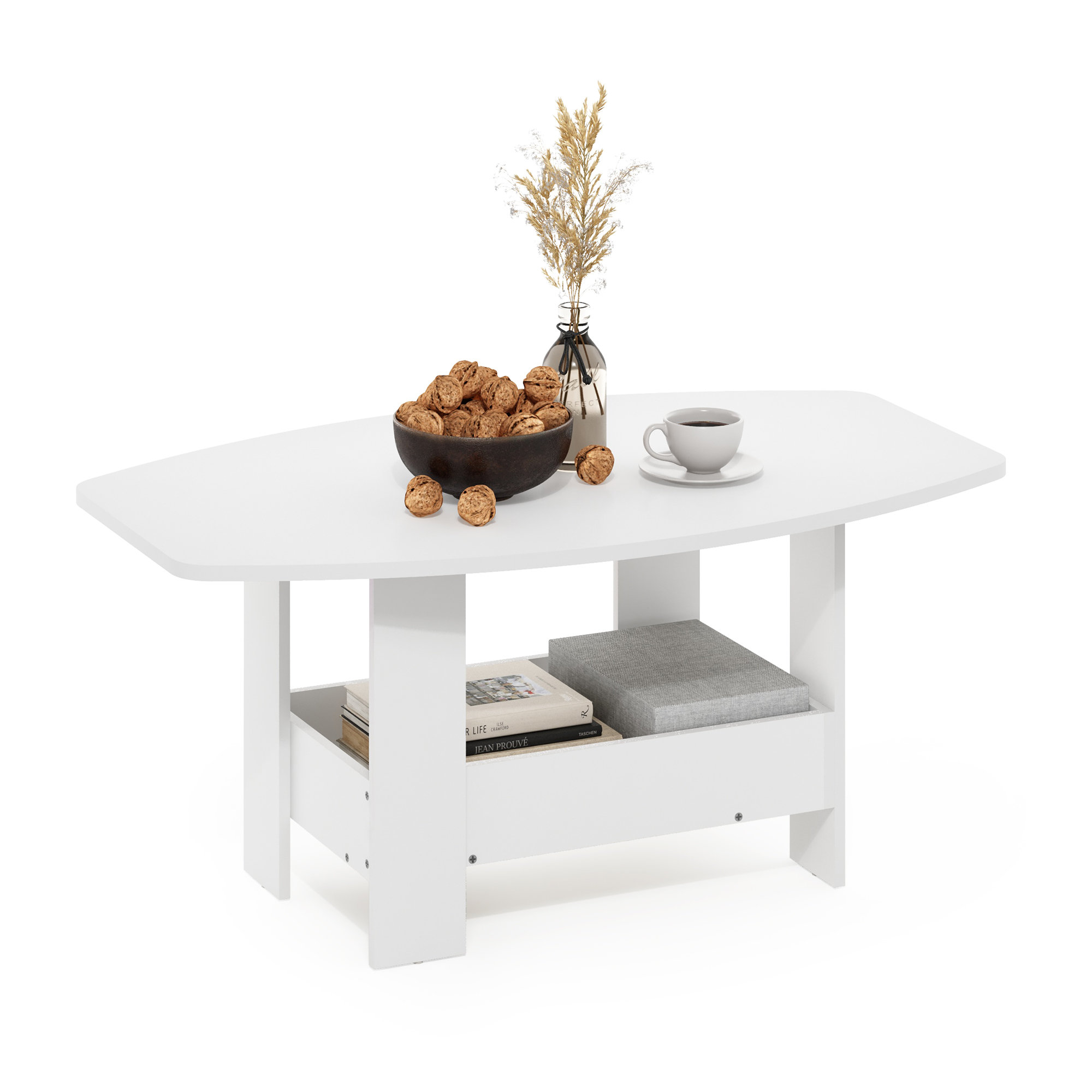 17 Stories Nermana 4 Legs Coffee Table with Storage | Wayfair.co.uk
