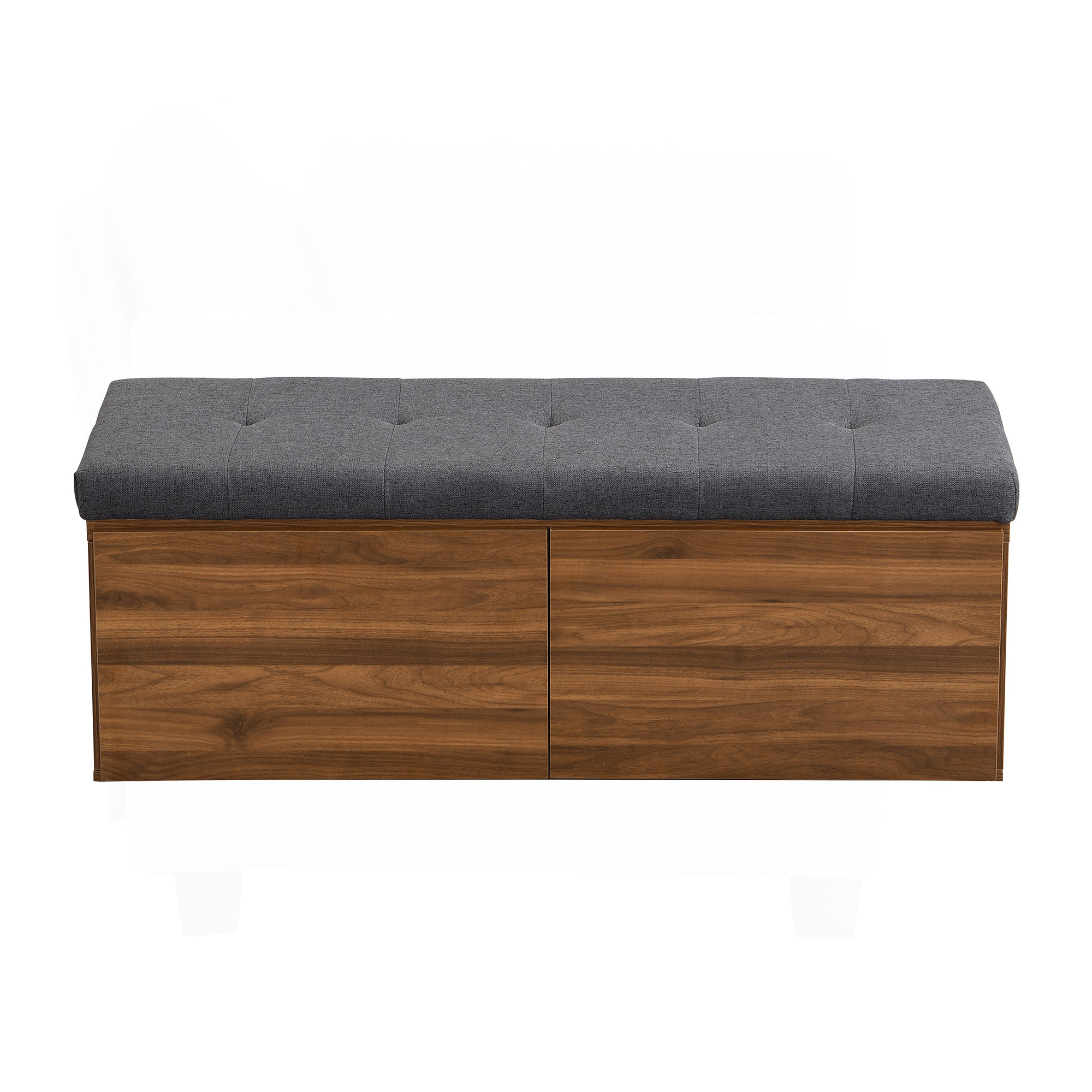 Latitude Run® Versatile Storage Bench with Padded Seat and Adjustable ...