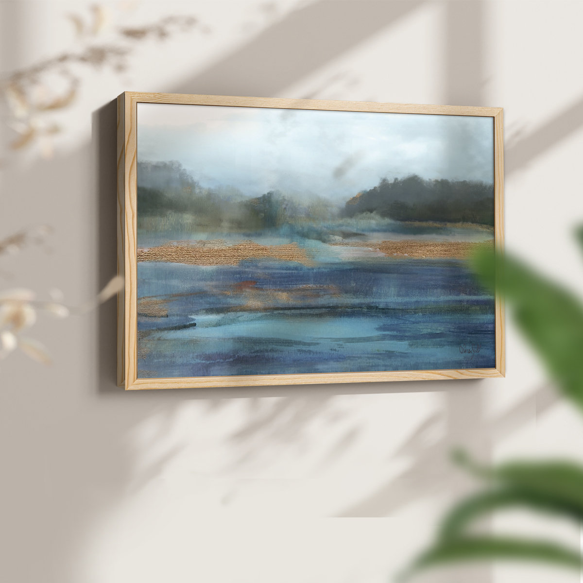 Wrought Studio™ Cold Spring -Framed Print - Restickable | Wayfair