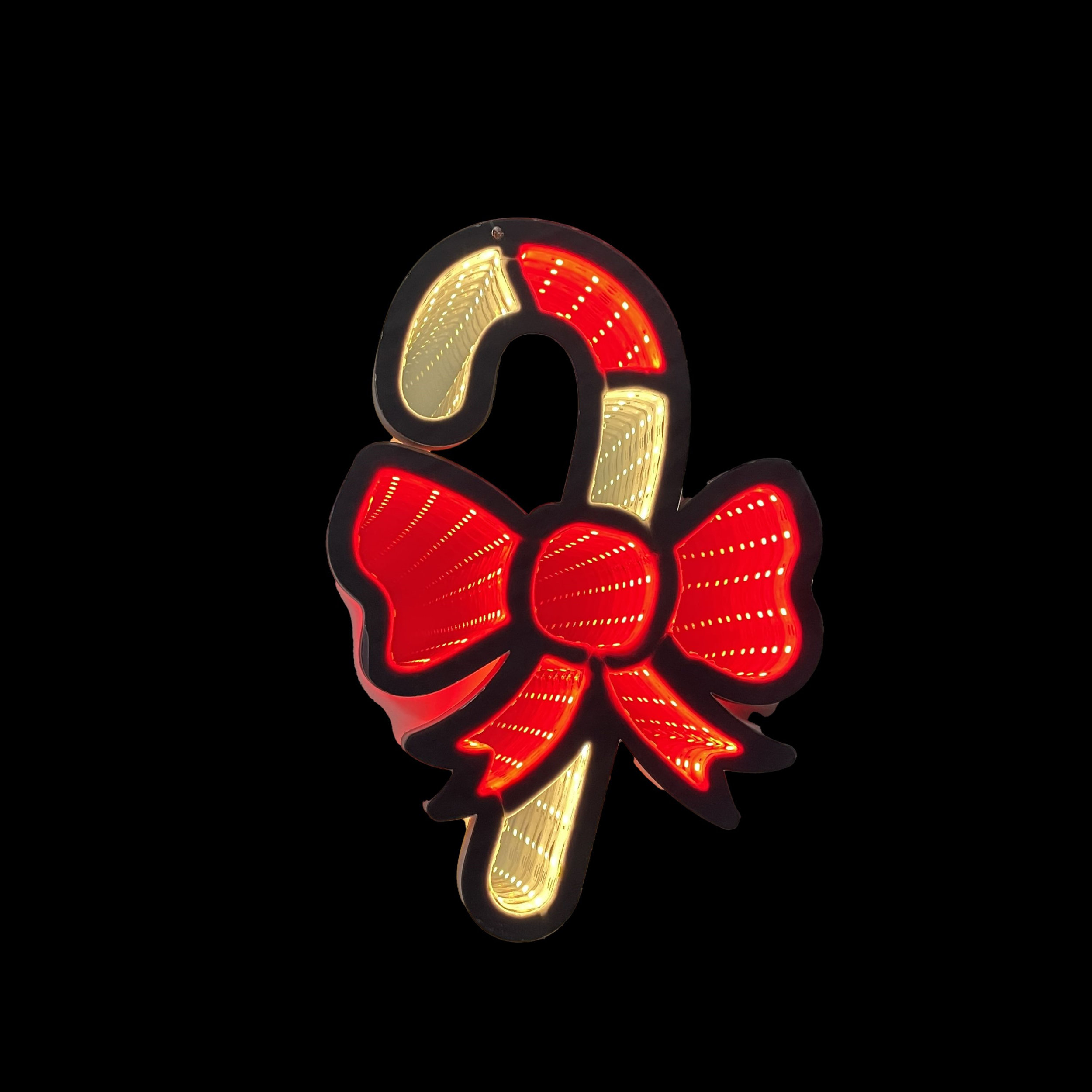 The Holiday Aisle® Season's Designs 18" Infinity Hanging Candy Cane ...