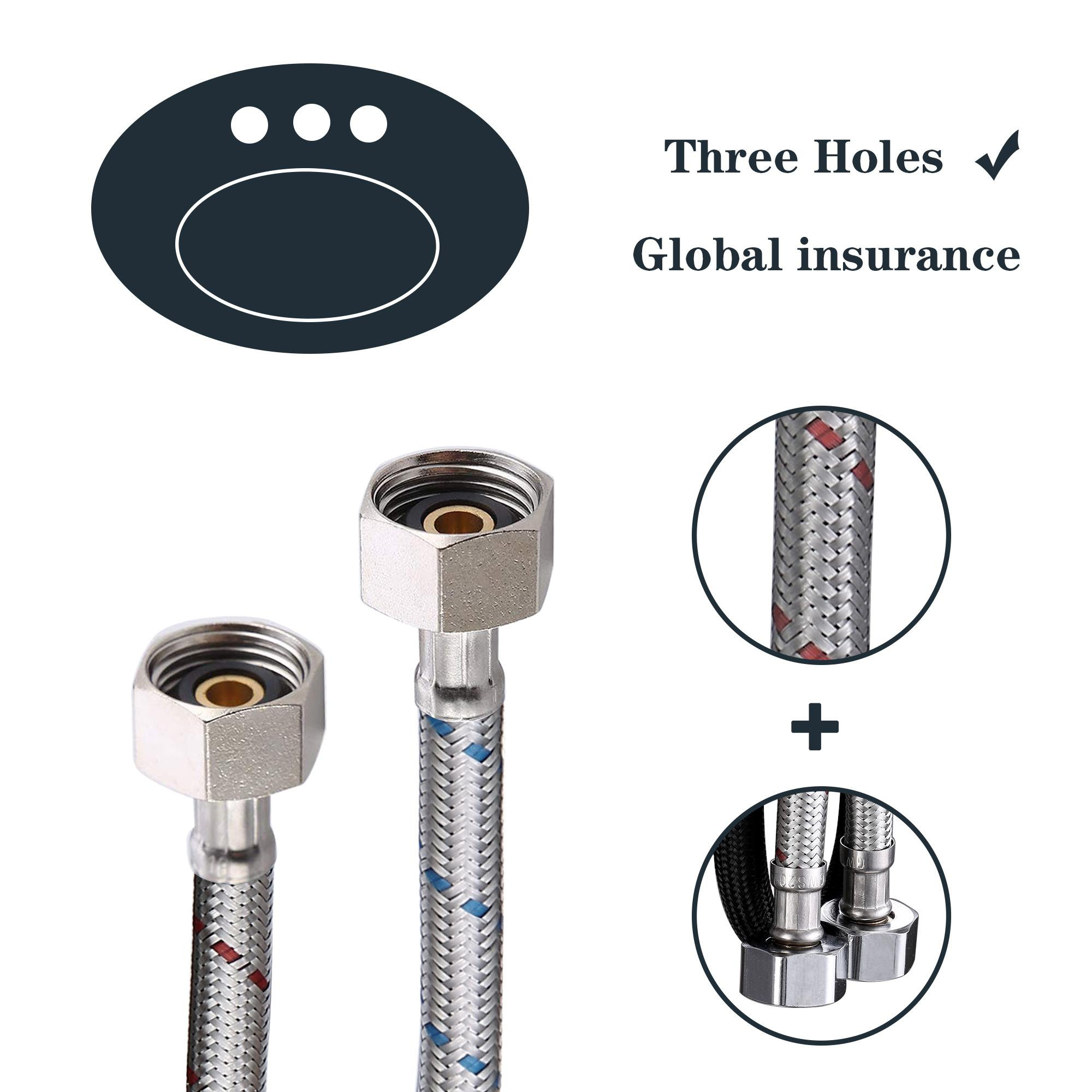 Viwebaily 2-Handle 4-Inch Bathroom Faucet, Bathroom Vanity Sink Faucets ...