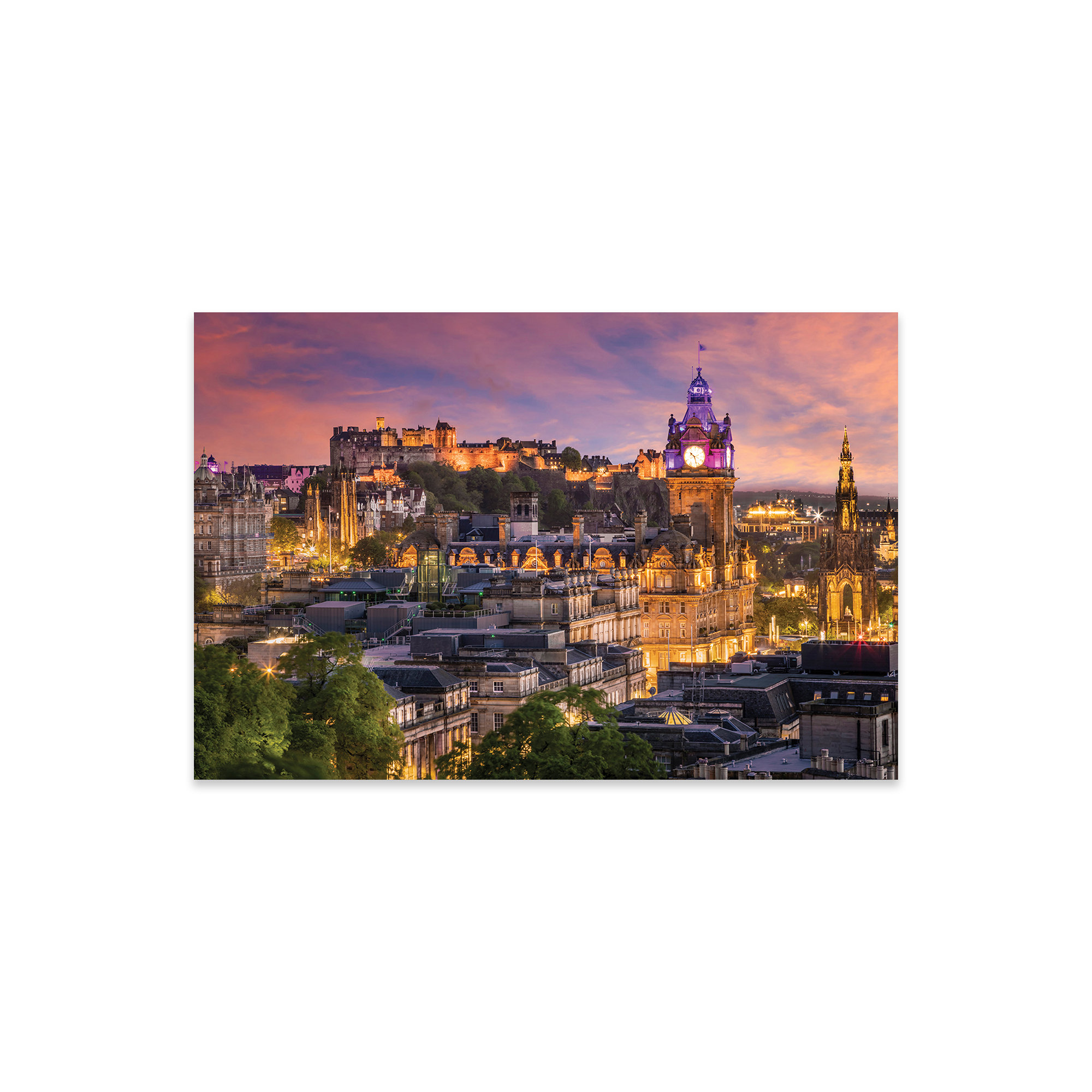 Latitude Run® Fantastic Sunset in Edinburgh by Melanie Viola - Unframed ...