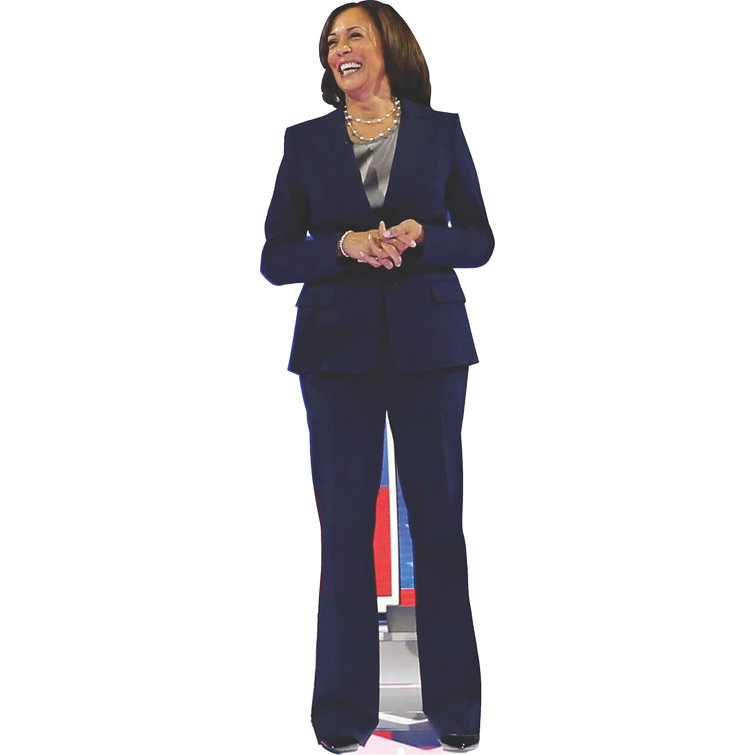 Star Cutouts 62'' Vice President Harris Cutout Cardboard Standup | Wayfair
