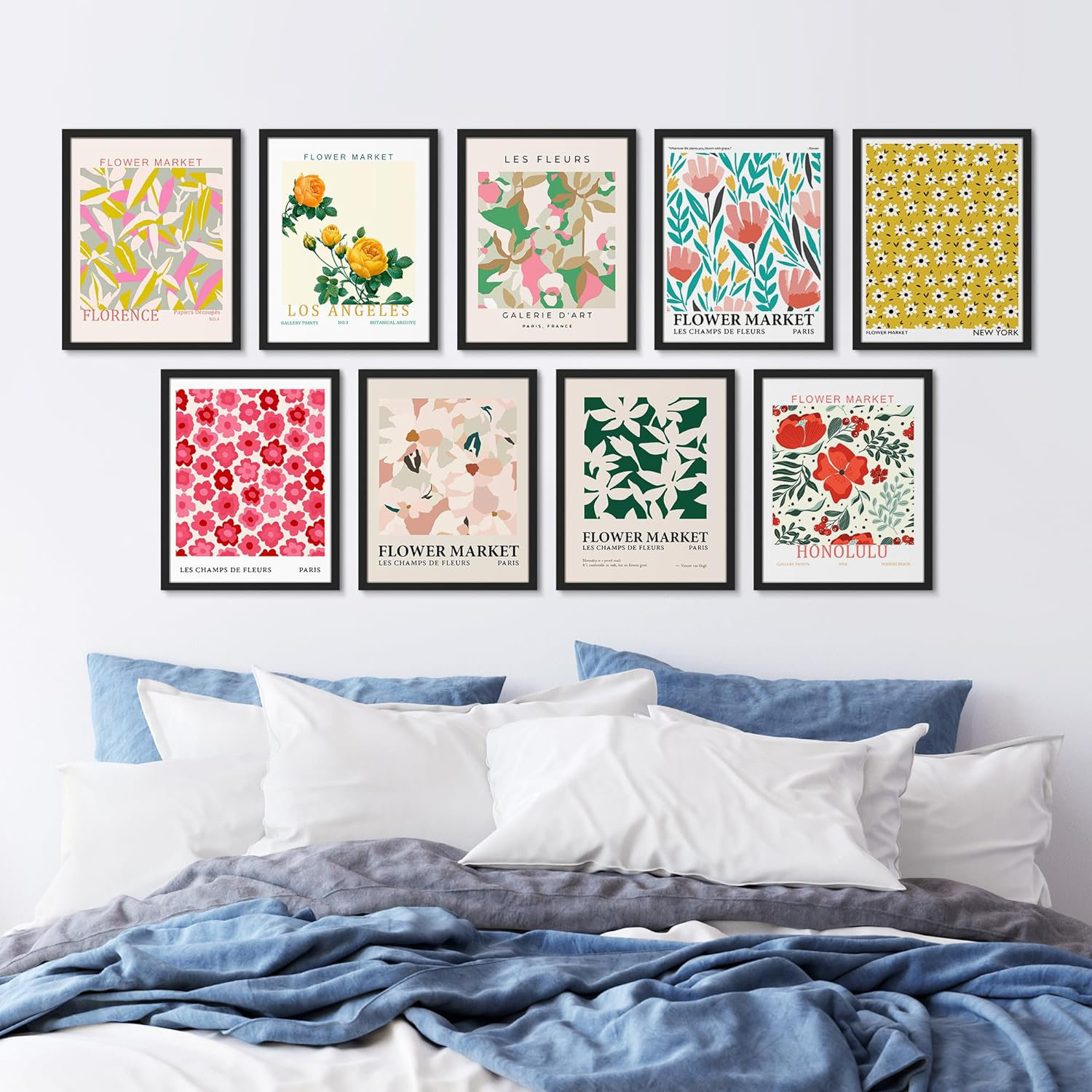 SIGNLEADER Multicolor Wildflower Garden Tapestry Pattern Nature ...