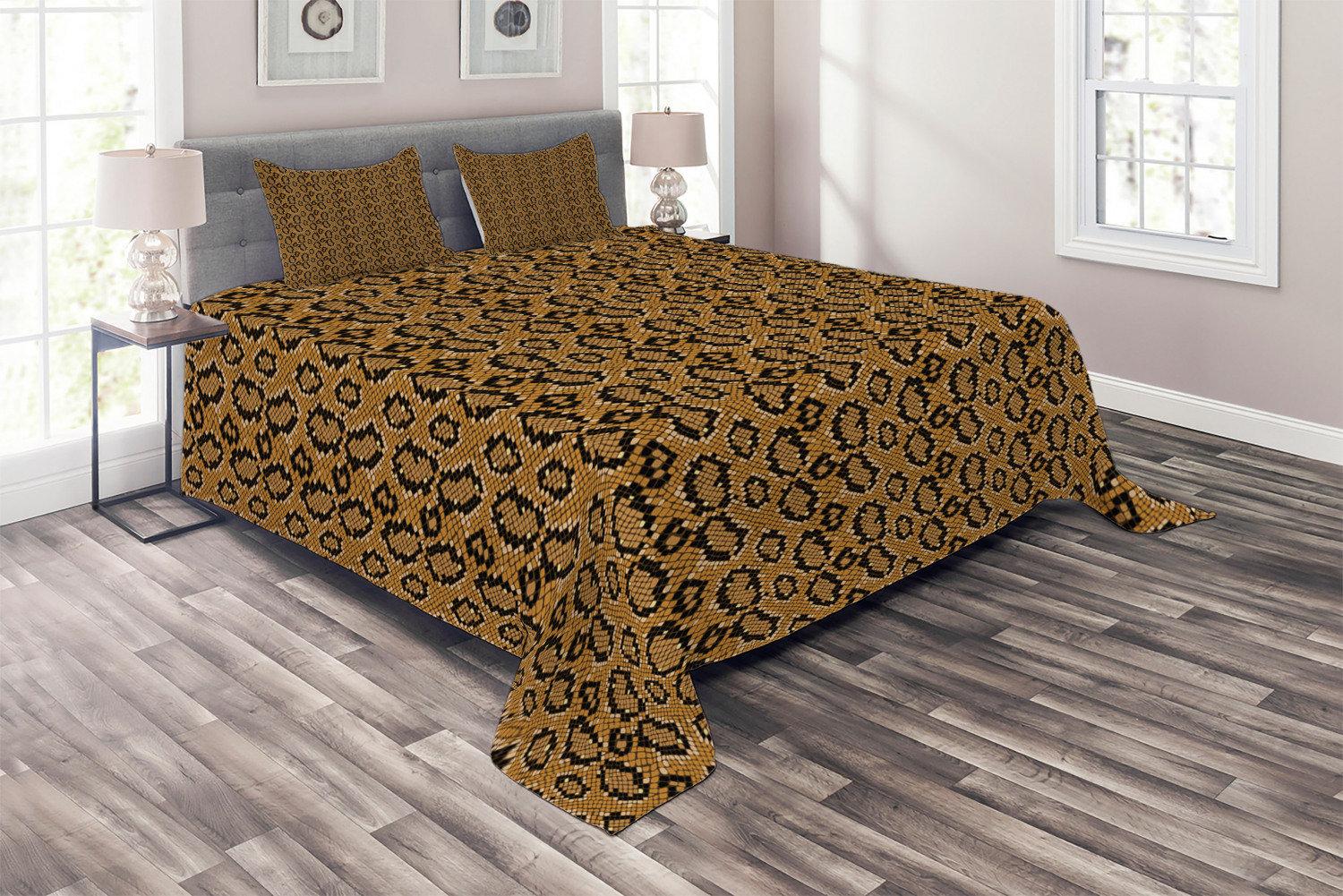 Ambesonne Print Coverlet Set | Wayfair