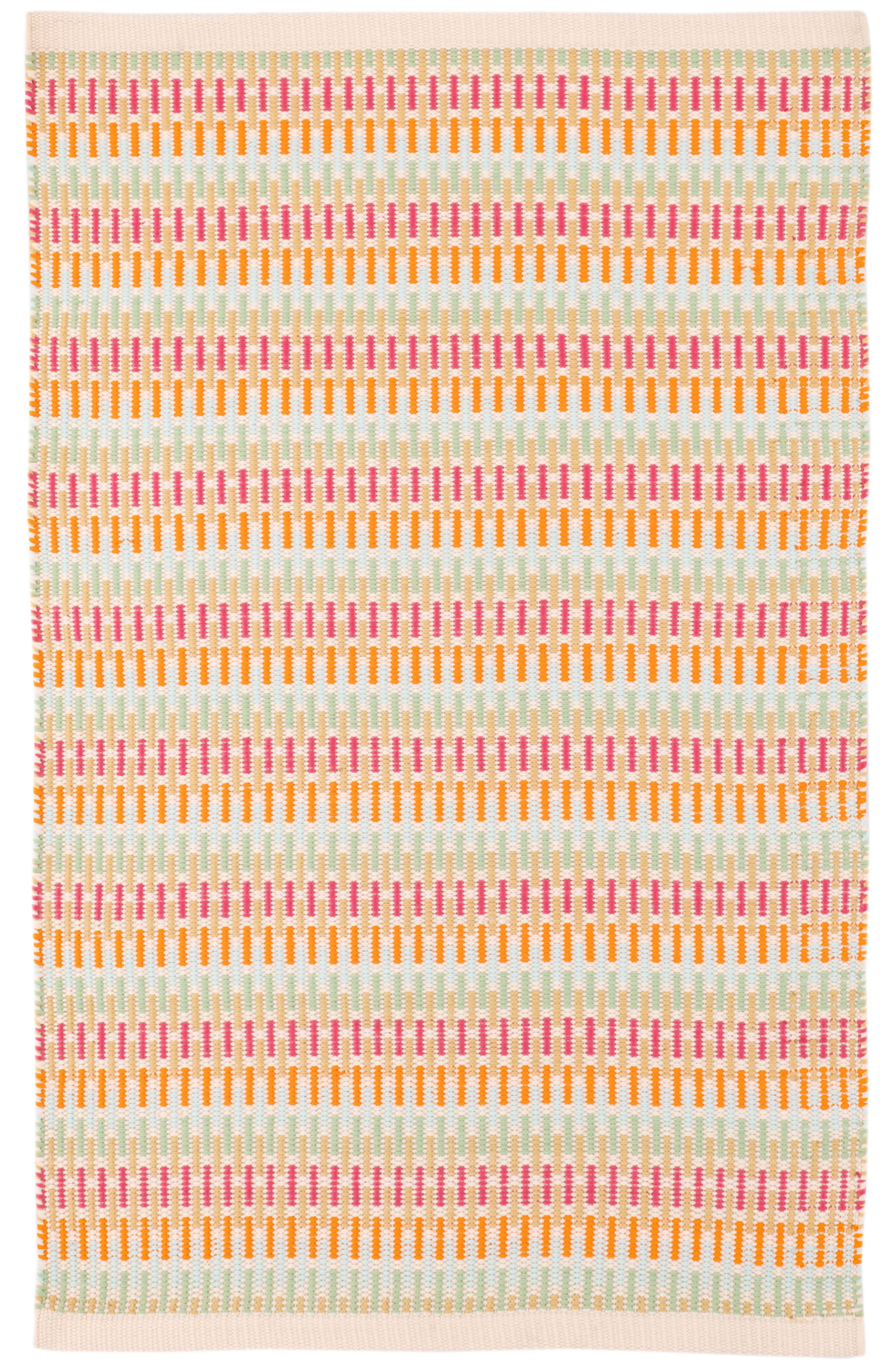 Dash and Albert Rugs Candy Stripe Multi Handwoven Indoor/Outdoor Rug ...