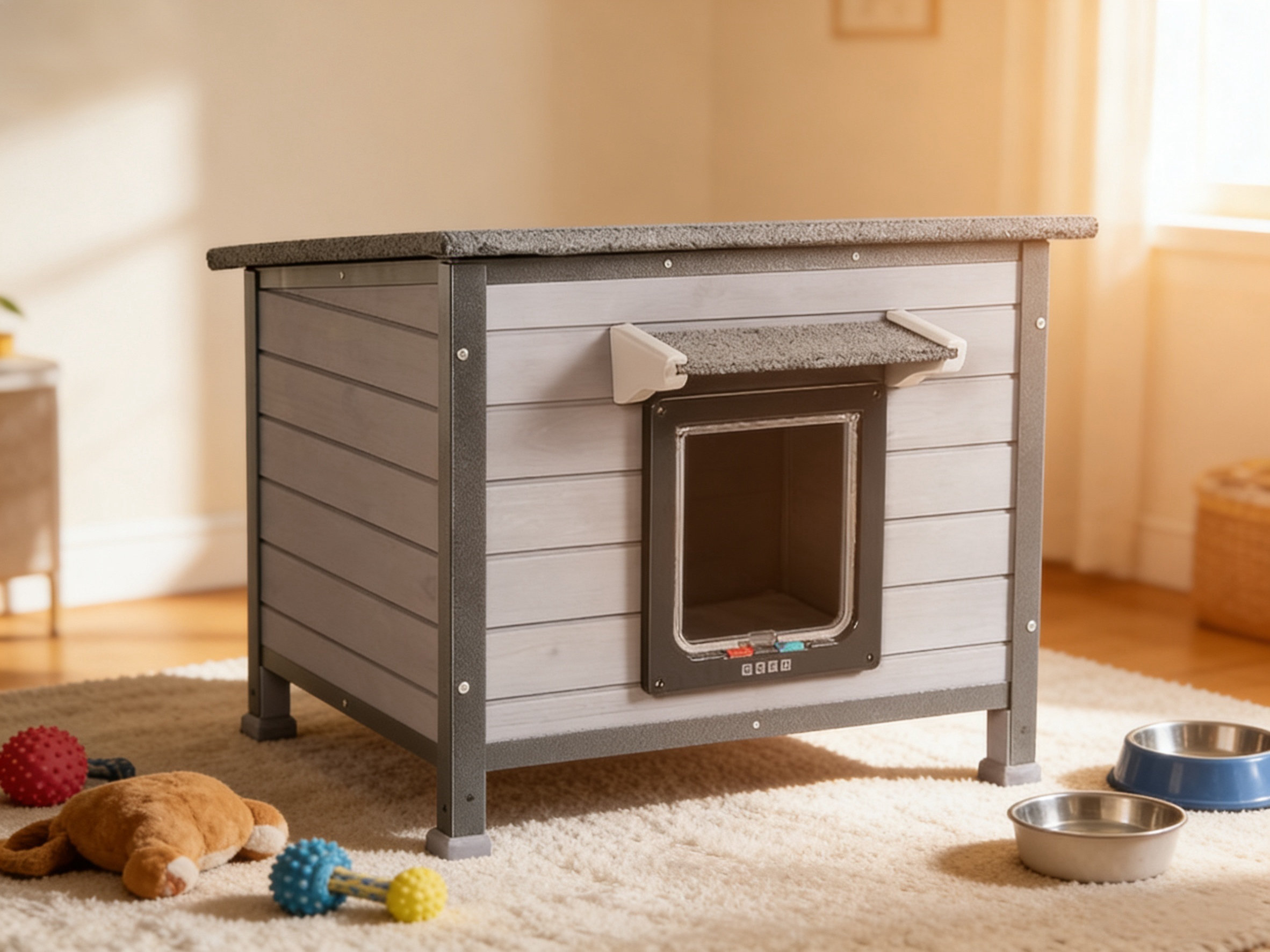 Tucker Murphy Pet™ Outdoor Insulated Cat House Weatherproof for Winter ...