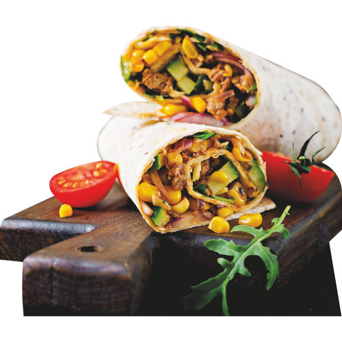 Wet Paint Printing SP13197 Burrito Wrap Beef Tomato Mexican Food ...
