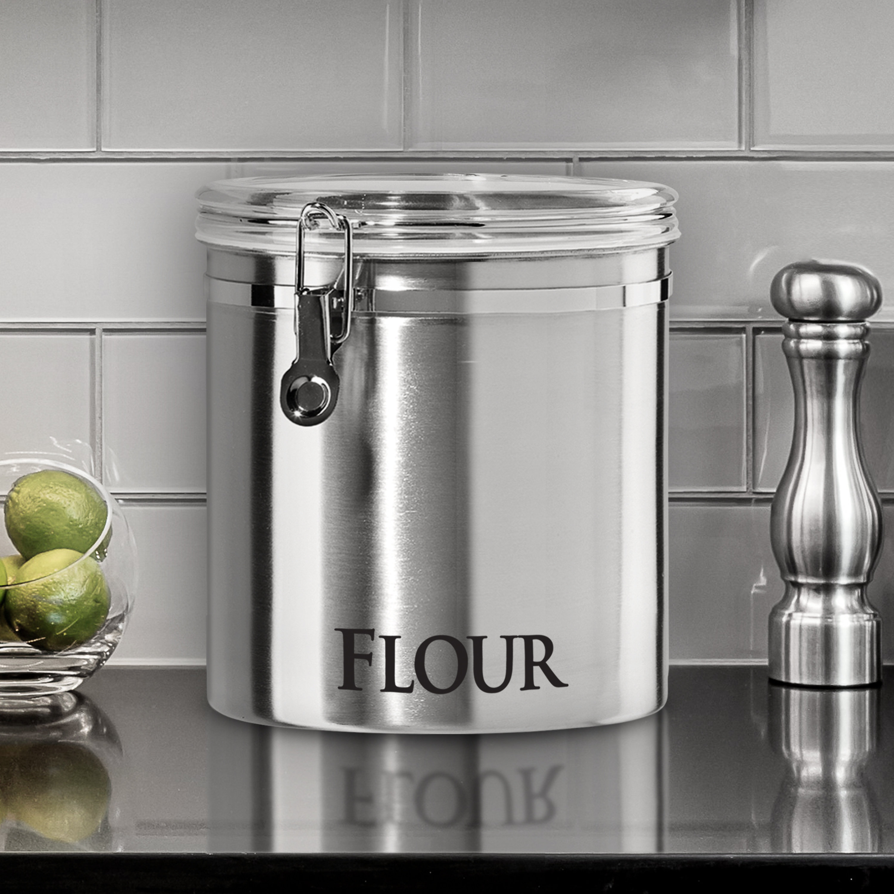 OGGI Fresh Jumbo Clamp 4.7 qt. Kitchen Canister & Reviews | Wayfair