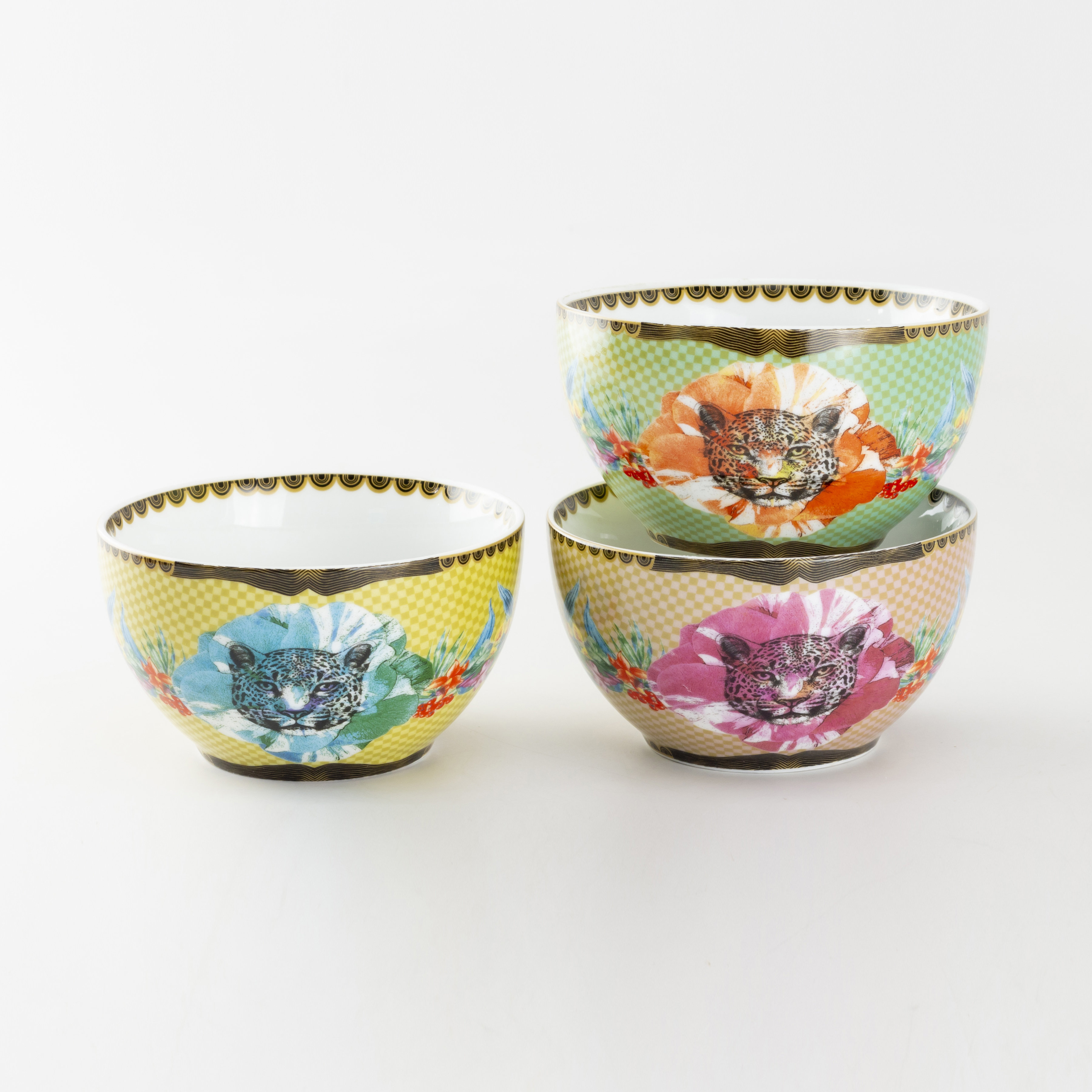 Grace's Tea Ware Wild Summer Porcelain Tidbit Bowl, Set Of 3 - Wayfair ...