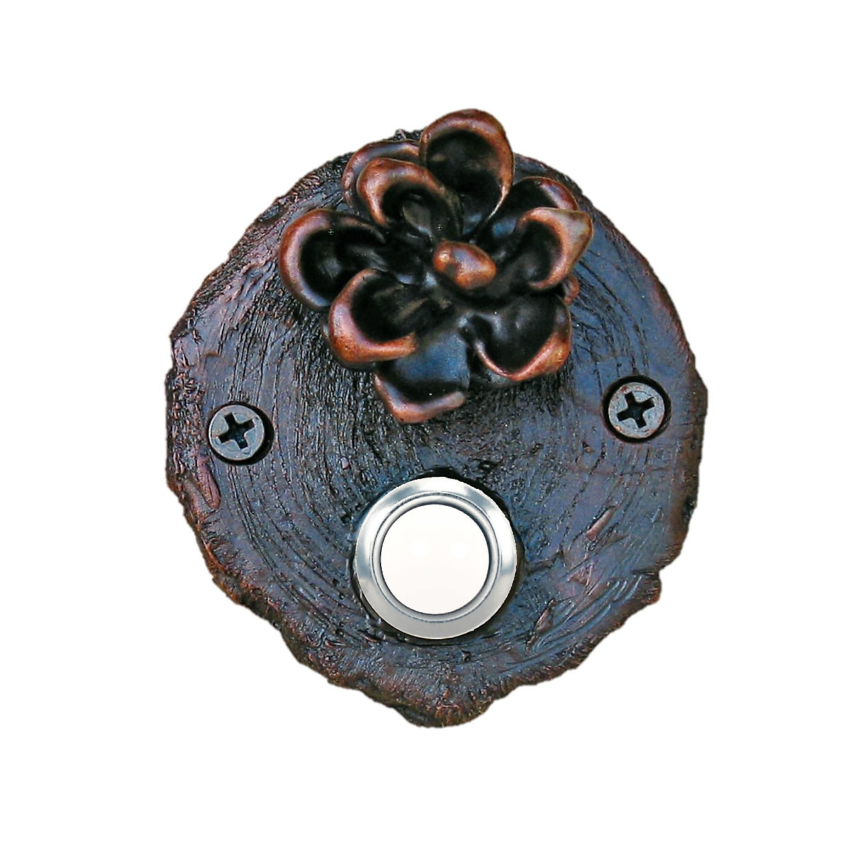Timber Bronze 53, LLC Log End Pinyon Pine Cone Push Button | Wayfair