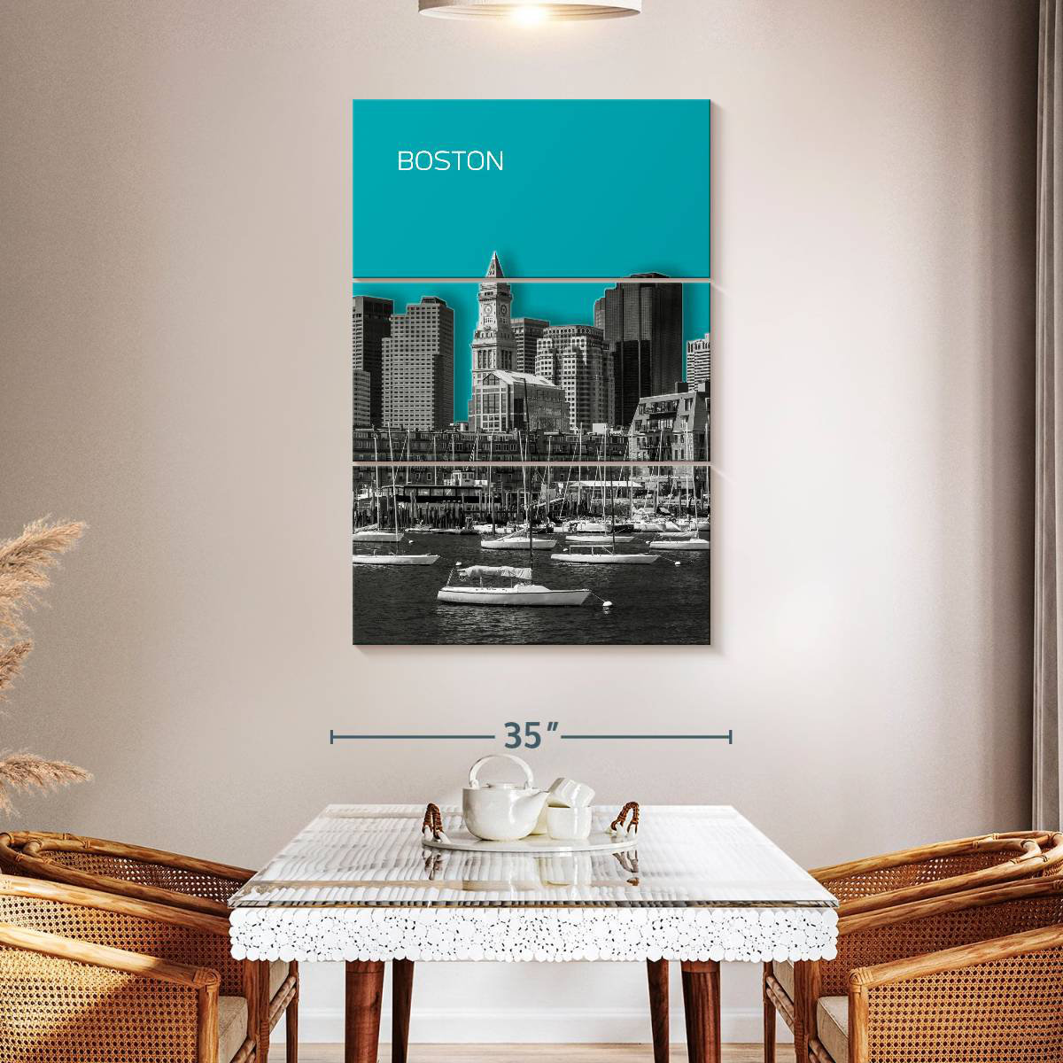 Elephant Stock Modern Boston Skyline | Wayfair