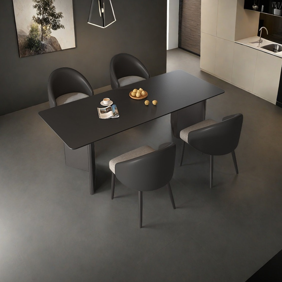 RESROS High-end Light Luxury Rock Slab Dining Table - Wayfair Canada