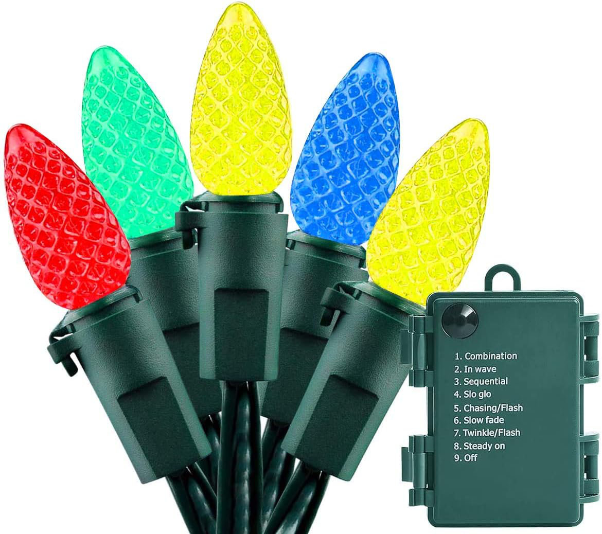 The Holiday Aisle® 50 LED String Lights Christmas Lights For Indoor ...