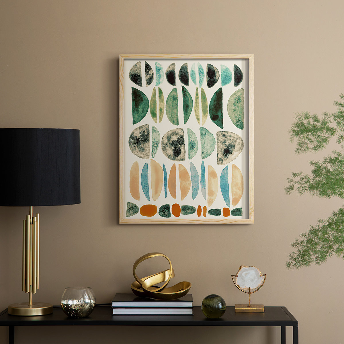 Ivy Bronx Semi Stack I Framed Print - Solid Wood | Wayfair