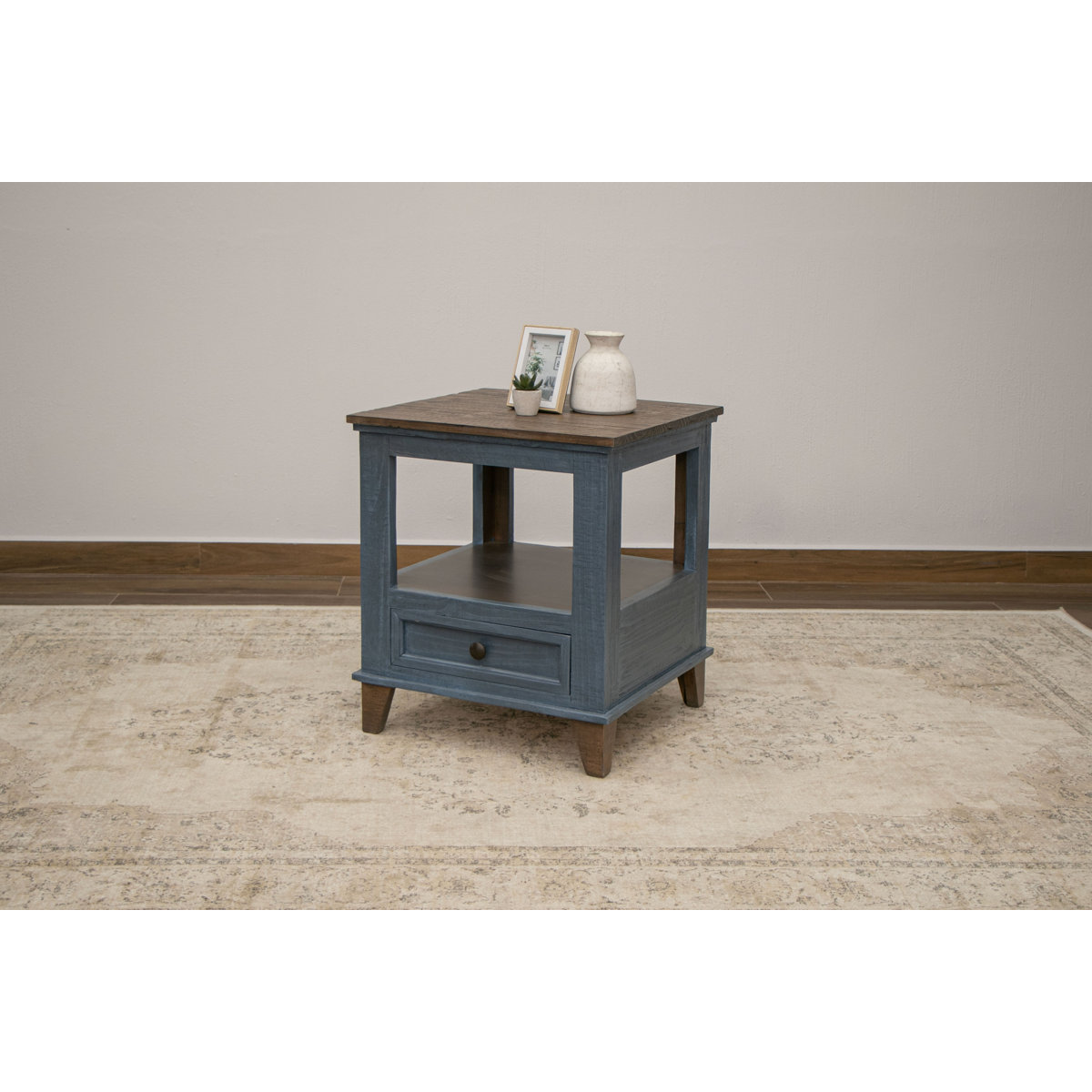 Gracie Oaks Akaysha 1 Drawer, End Table | Wayfair
