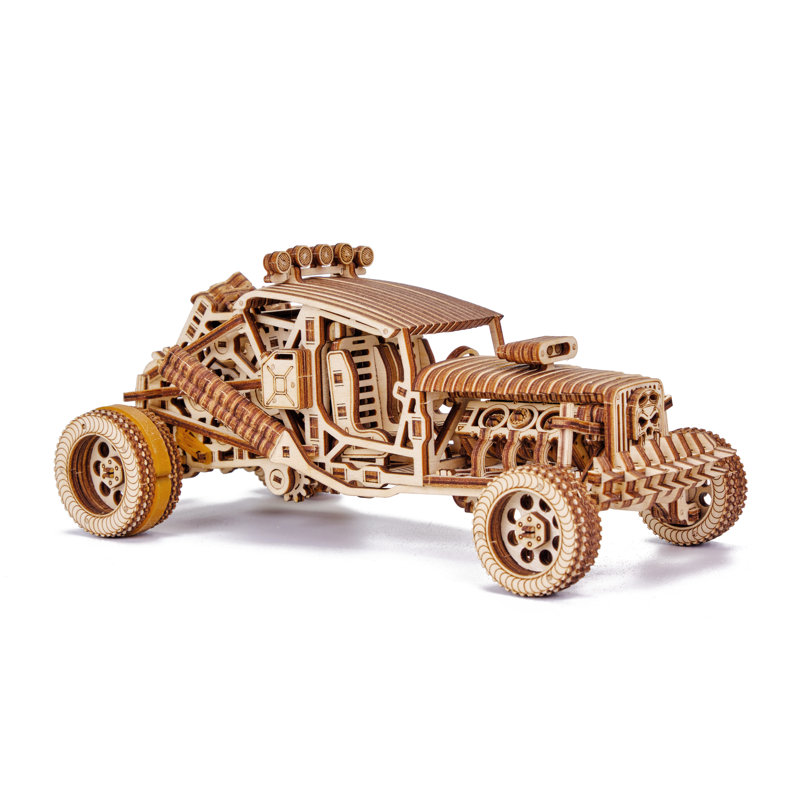 Wood Trick Mad Buggy Wooden 3D Mechanical Model Kit Puzzle | Wayfair