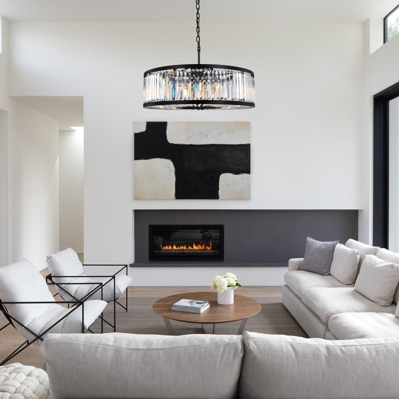 Mercer41 Tyesa 6 - Light Dimmable Drum Chandelier | Wayfair