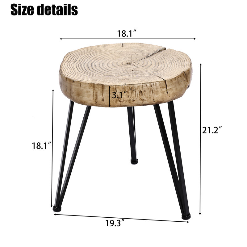 Millwood Pines Shamong MgO Side Table | Wayfair